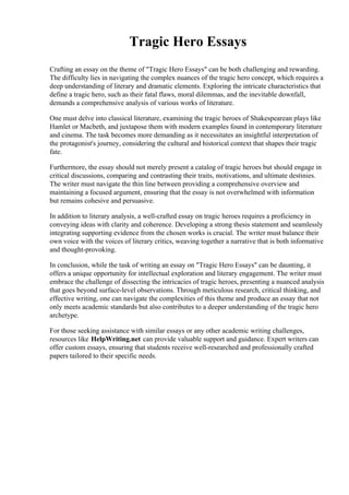 Tragic Hero Essays.pdf