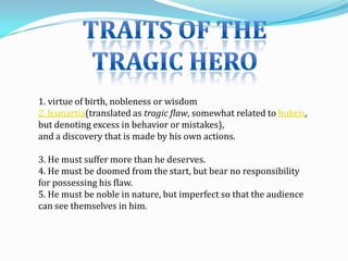Tragic hero presentation | PPTX