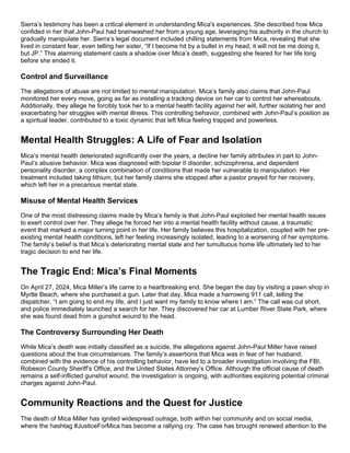 Tragic Story of Mica Miller Pastor_ Uncovering the Abuse and Mental ...