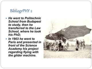 Traian Vuia, pioneer of aviation | PPTX