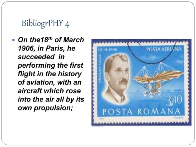 Traian Vuia, pioneer of aviation | PPTX