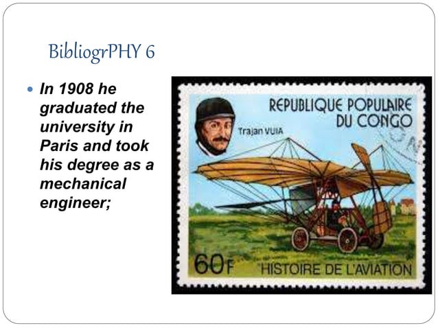 Traian Vuia, pioneer of aviation | PPTX