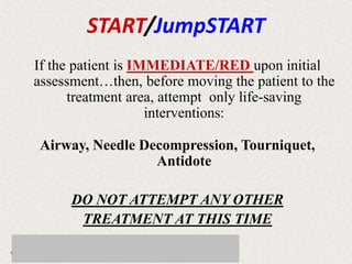 Triage system of ambulance | PPTX