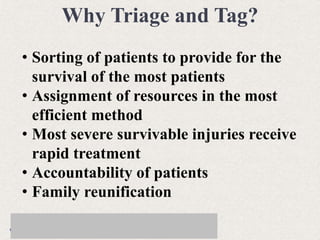 Triage system of ambulance | PPTX