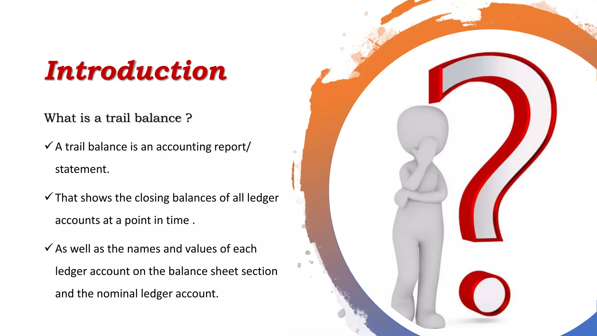 Trail balance grade 10 ppt | PPTX