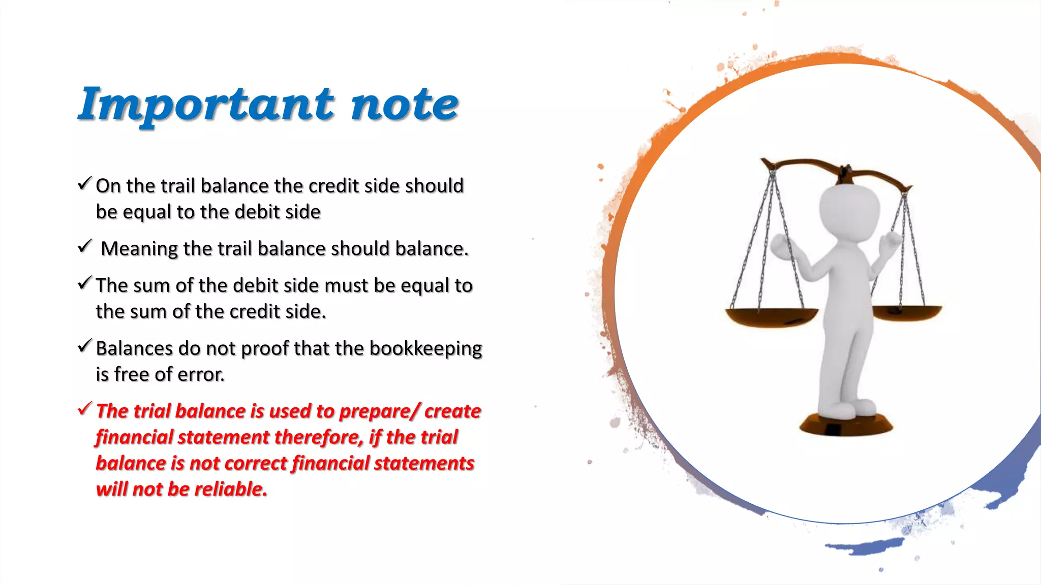 Trail balance grade 10 ppt | PPTX