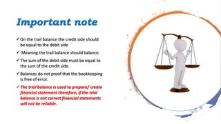 Trail balance grade 10 ppt | PPTX