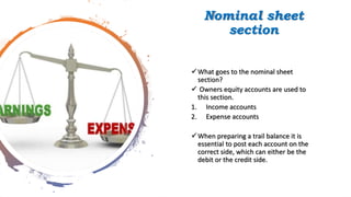 Trail balance grade 10 ppt | PPTX