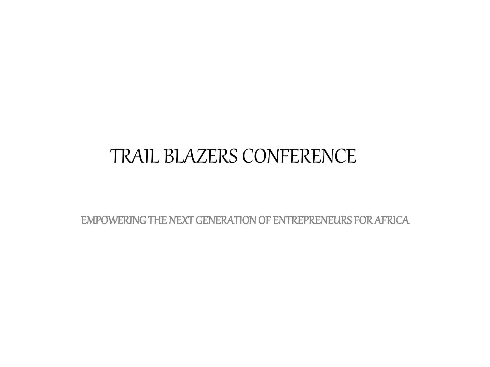 Trail blazers conference | PPT