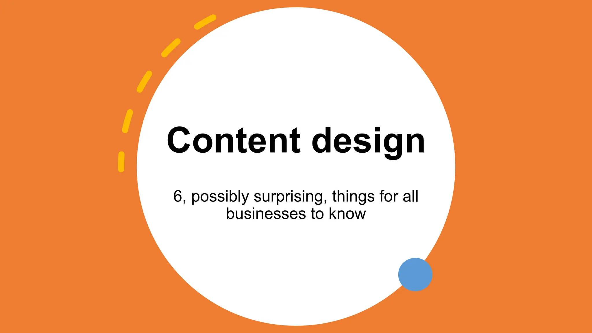 6 essential things for businesses to know about content design | PDF