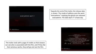 Insidious advertising campaign analysis | PPT