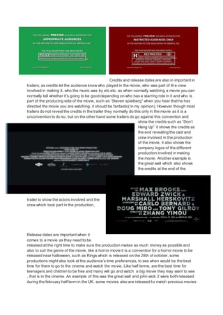 Trailer analysis | DOCX