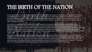 Film Trailer analysis | PPT