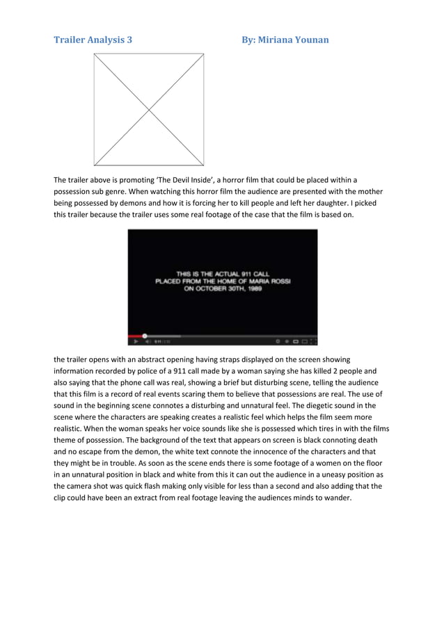 Trailer analysis 3 | PDF