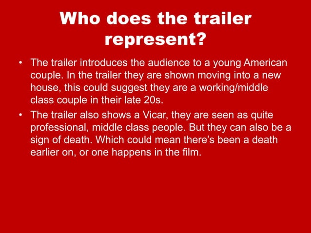 Trailer analysis annabelle | PPTX