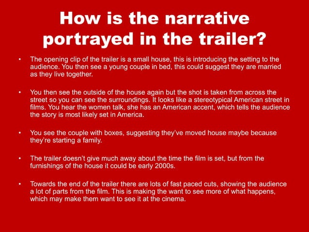 Trailer analysis annabelle | PPTX