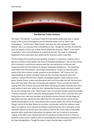 Trailer analysis finished | DOCX