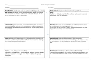Trailer analysis template_micro_macro | PPT