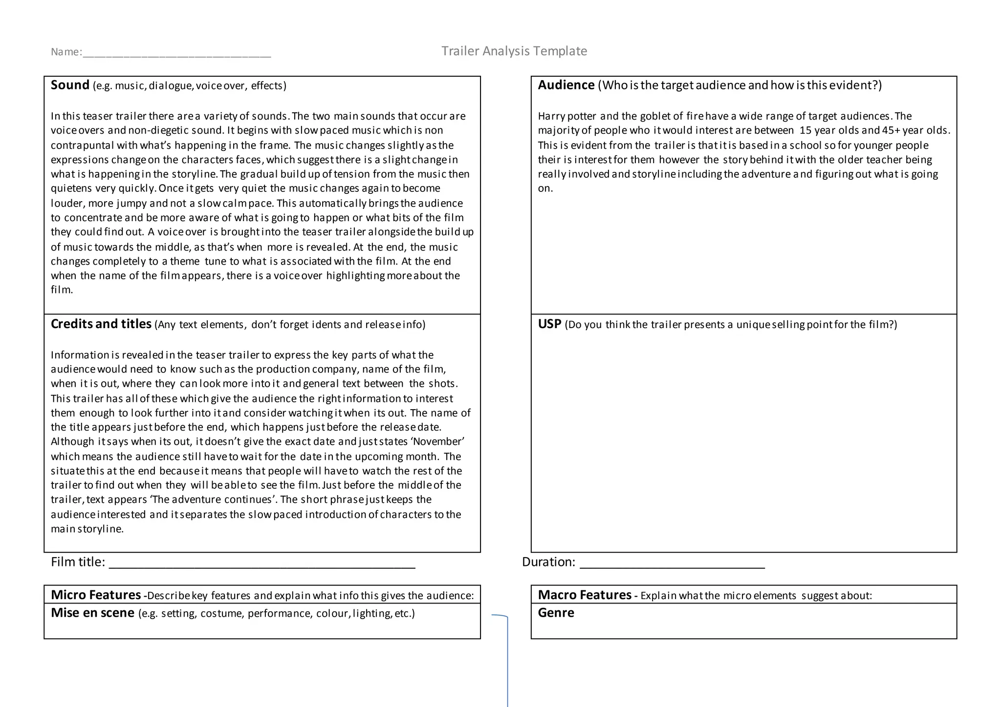 Trailer analysis template_micro_macro | DOCX