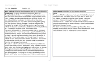 Trailer analysis | DOCX