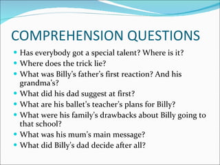Billy Elliot: a burning ambition | PPS