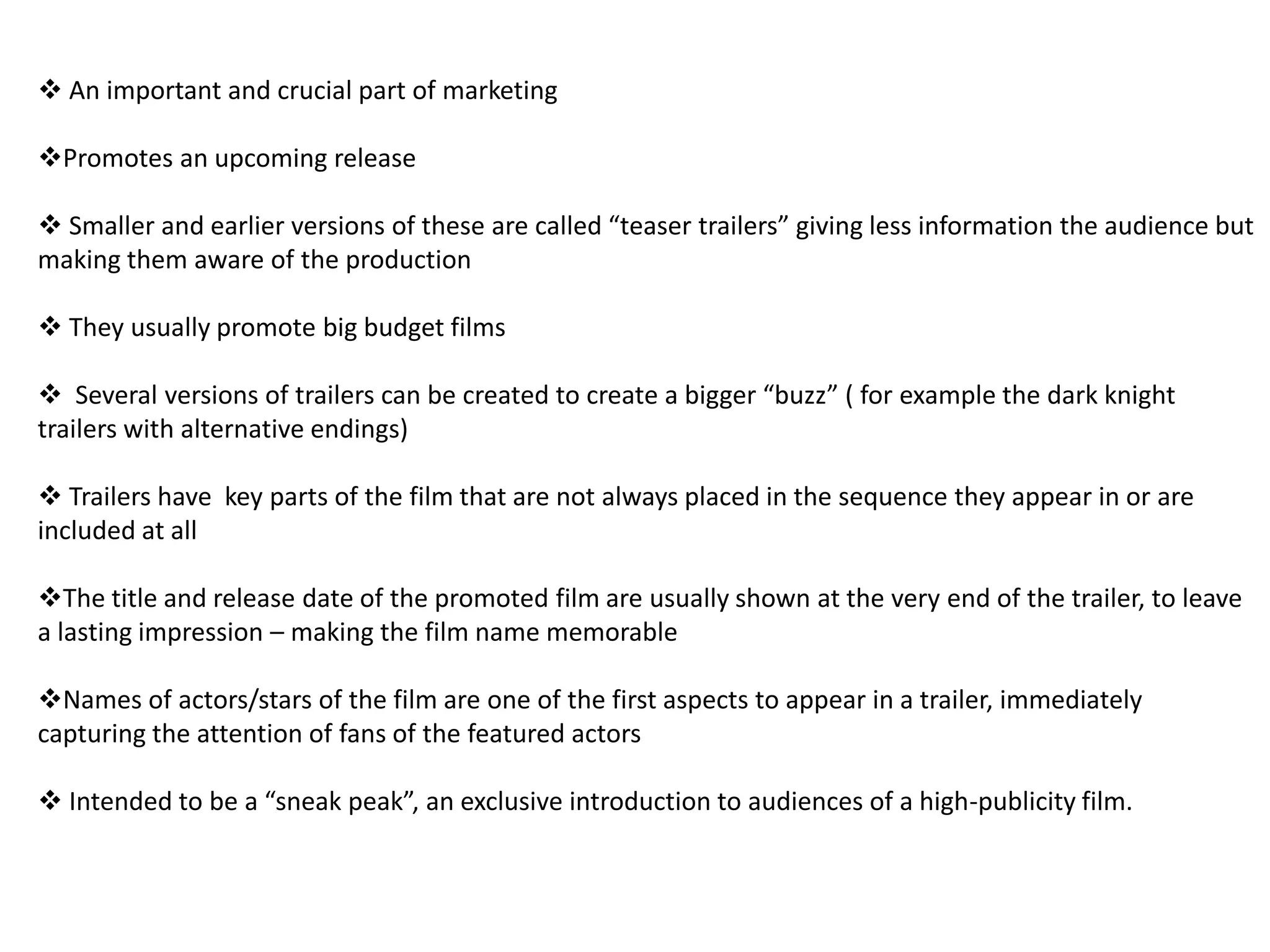 What is a trailer? | PPTX