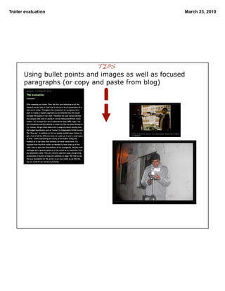 Trailer Evaluation | PDF