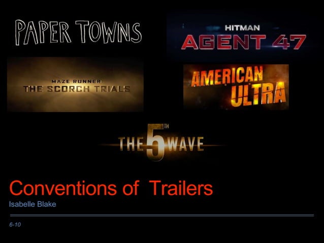 Trailer Analysis 2 | PPT