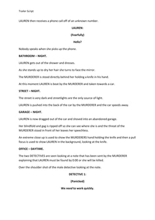 Movie Script Format Pdf