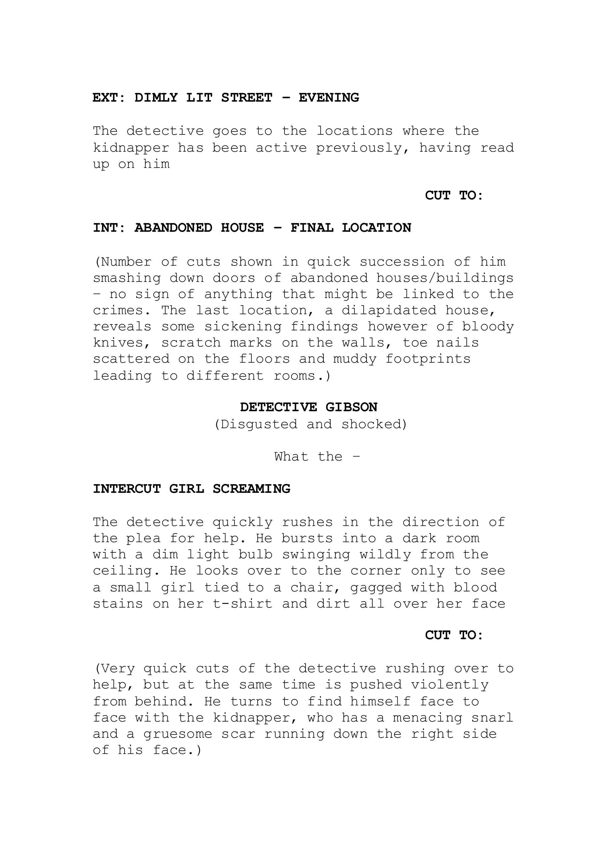 Trailer script | DOCX | Crime & Harmful Acts to Individuals, Society ...