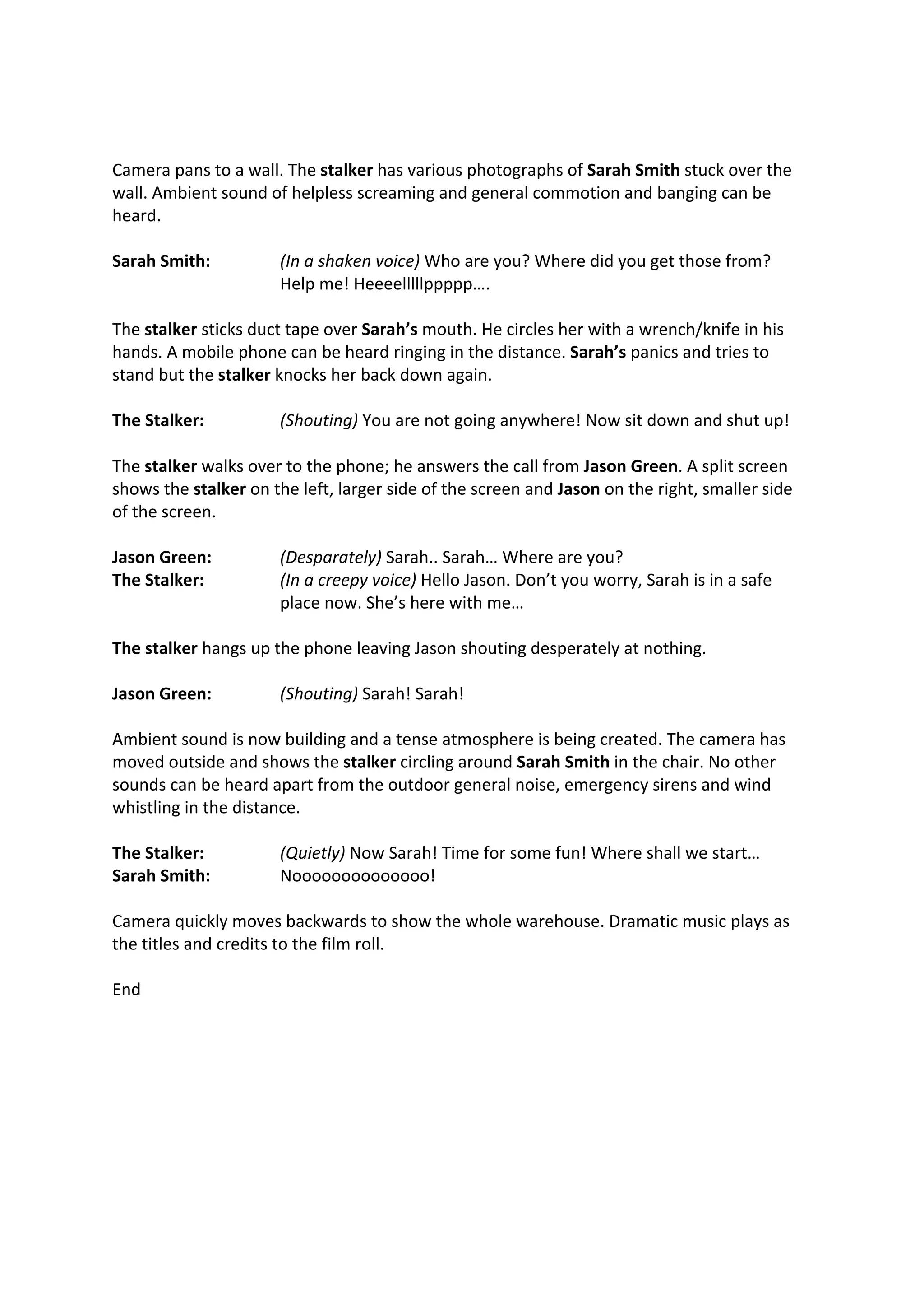 Trailer script | PDF