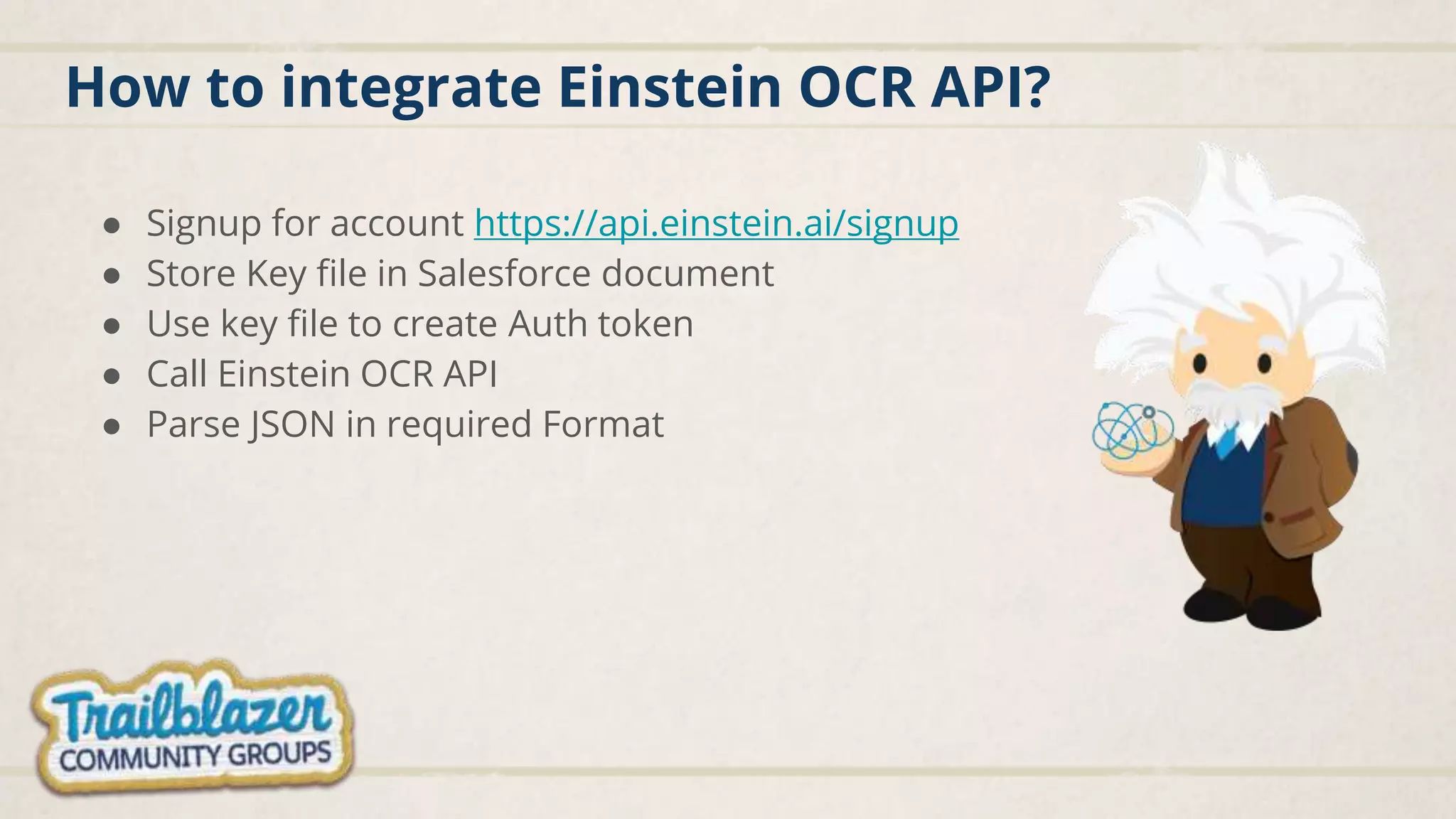 Salesforce Einstein OCR API | PPTX