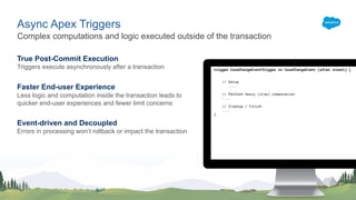 TrailheaDX 2019 : Truly Asynchronous Apex Triggers using Change Data Capture | PPT