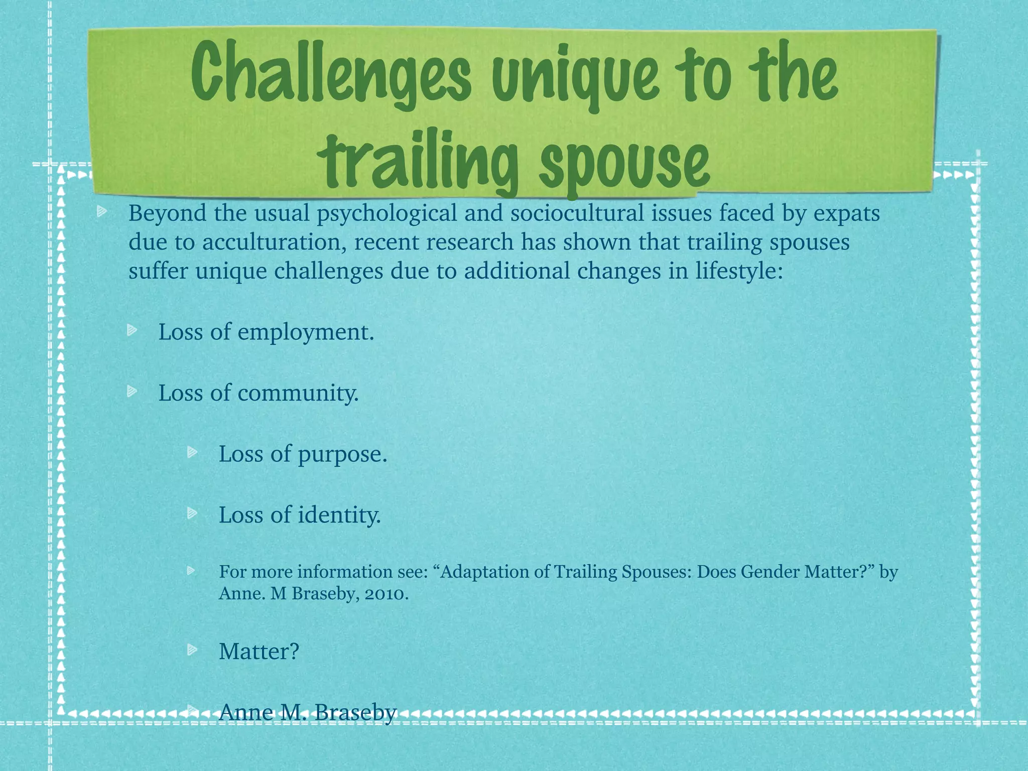 Trailing spouse webinar presentation | PPT