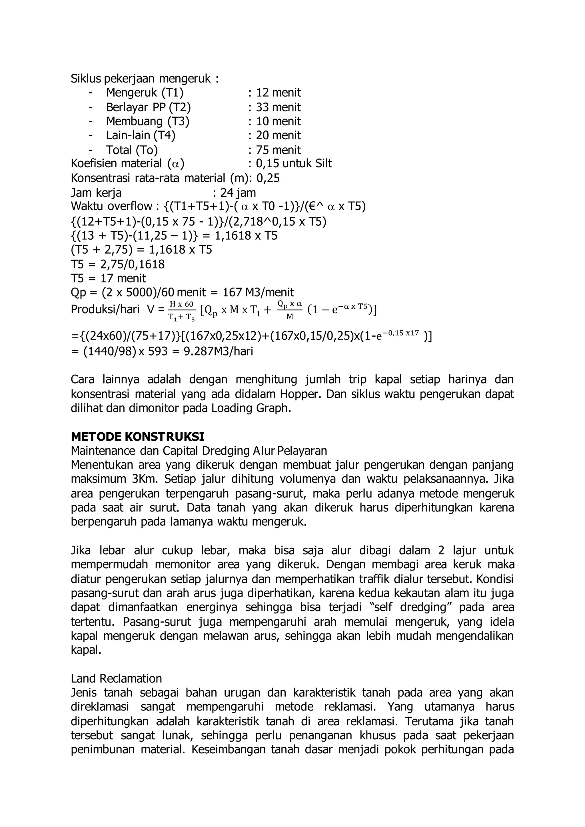 Trailing Suction Hopper Dredger | DOCX