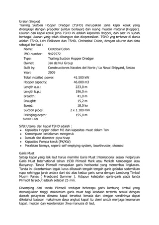 Trailing Suction Hopper Dredger | DOCX