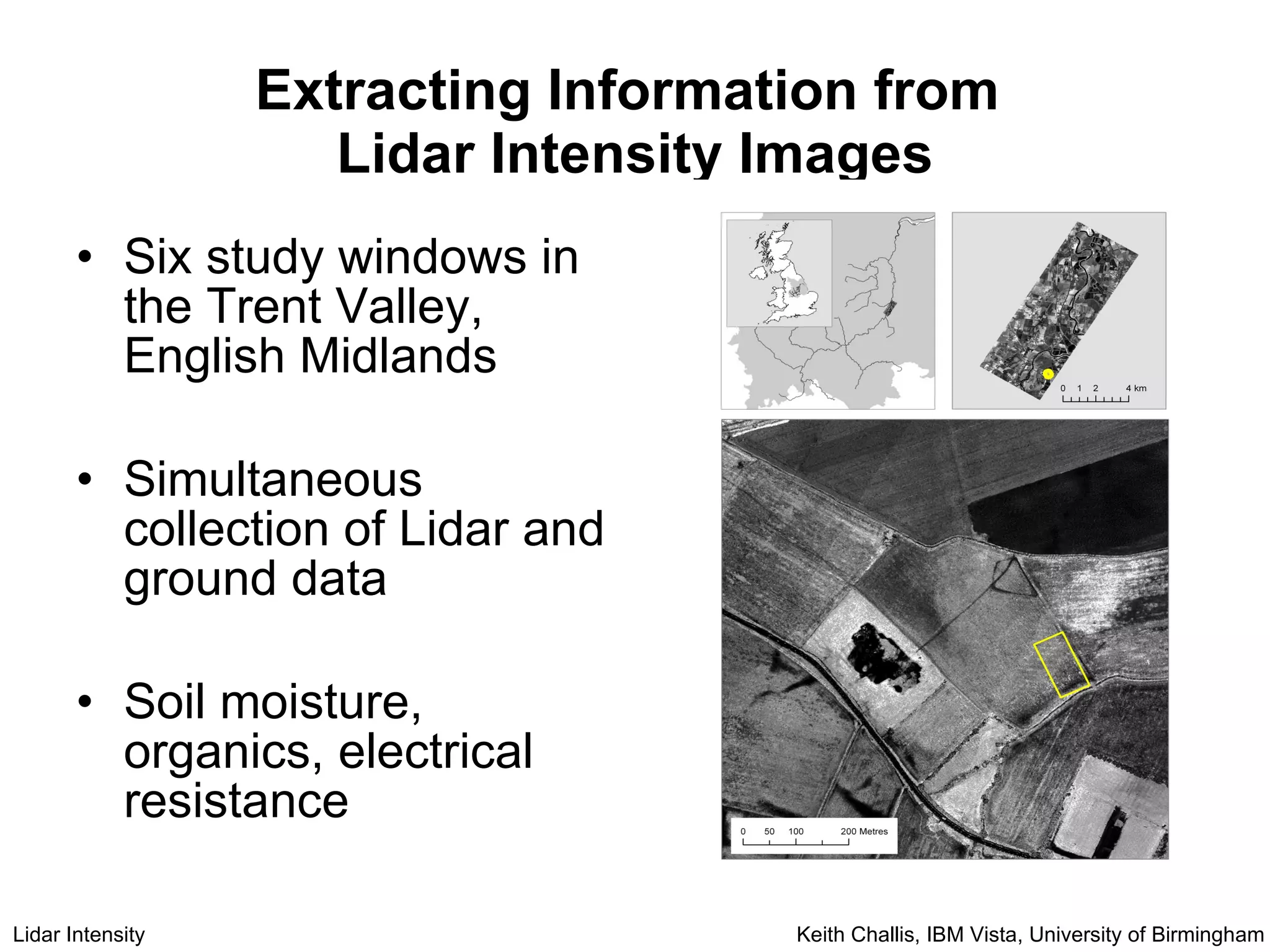 The Role of Lidar Intensity Data in Interpreting Archaeological ...