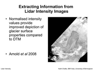The Role of Lidar Intensity Data in Interpreting Archaeological Landscapes | PPT | Geography ...