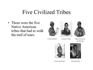 Trail of tears american dream power point1 | PPT | Free Download