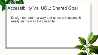 Accessibility Tips: How to create accessible learning content | PPT
