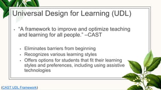 Accessibility Tips: How to create accessible learning content | PPT