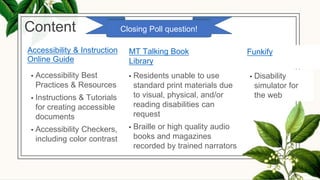 Accessibility Tips: How to create accessible learning content | PPT