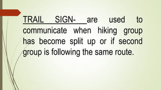 trail sign and knot tying.pptx