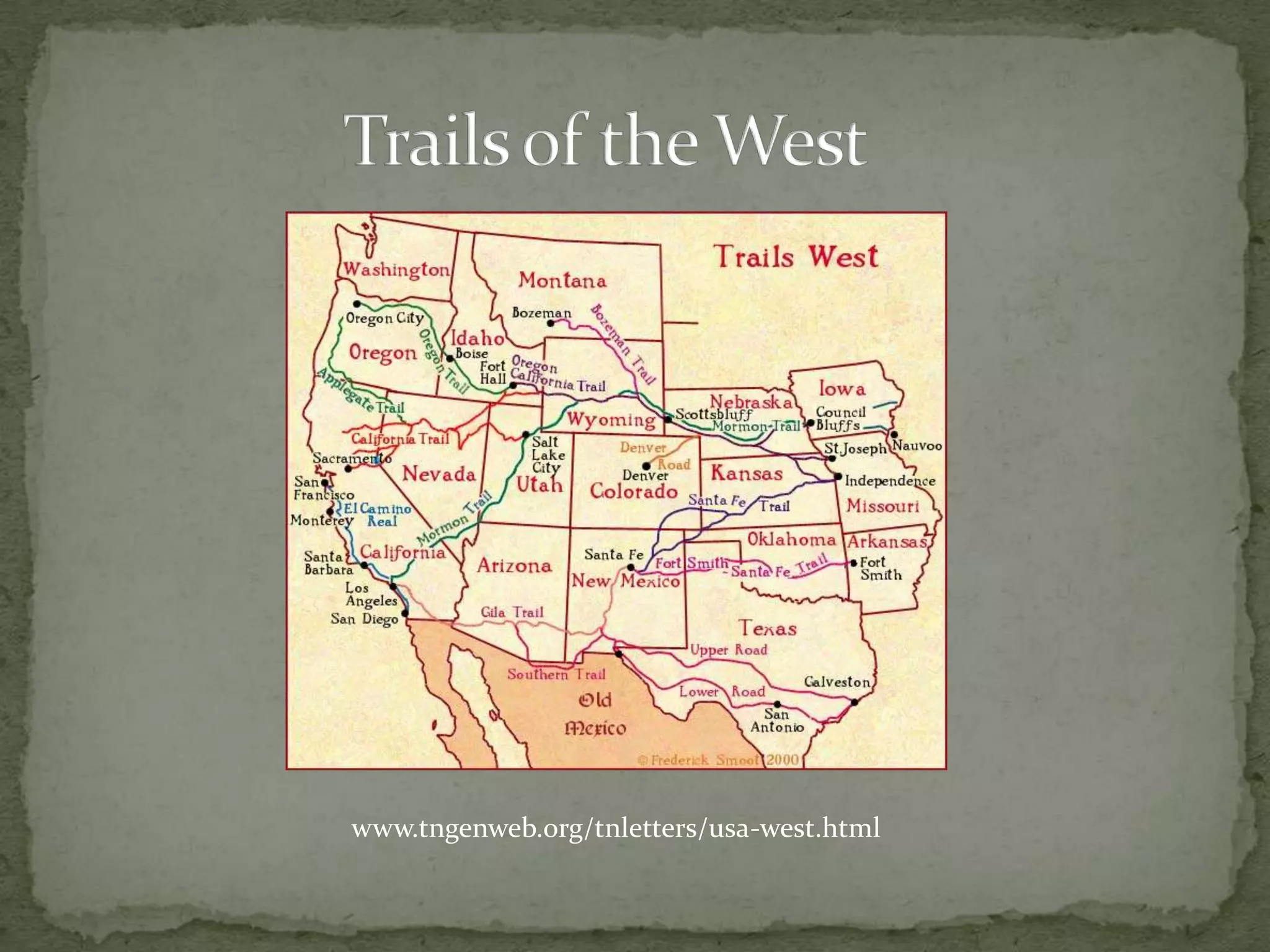 Trails of the West | PPTX