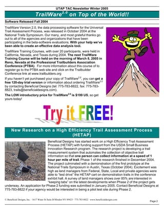 Trail Accessibility | PDF