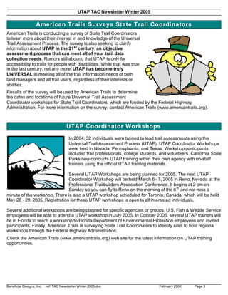 Trail Accessibility | PDF