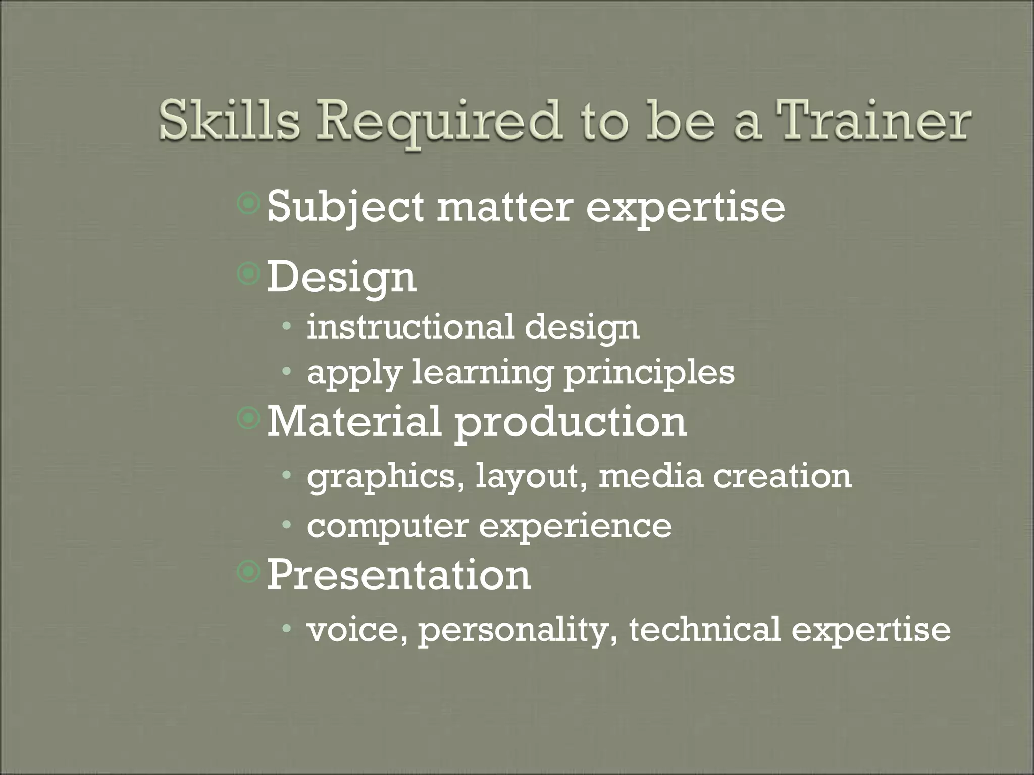 Train The Trainer Power Point Presentation | PPT