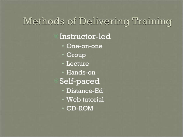 Train The Trainer Power Point Presentation | PPT | Education