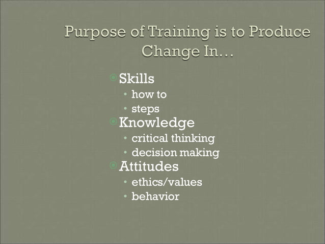 Train The Trainer Power Point Presentation | PPT | Education