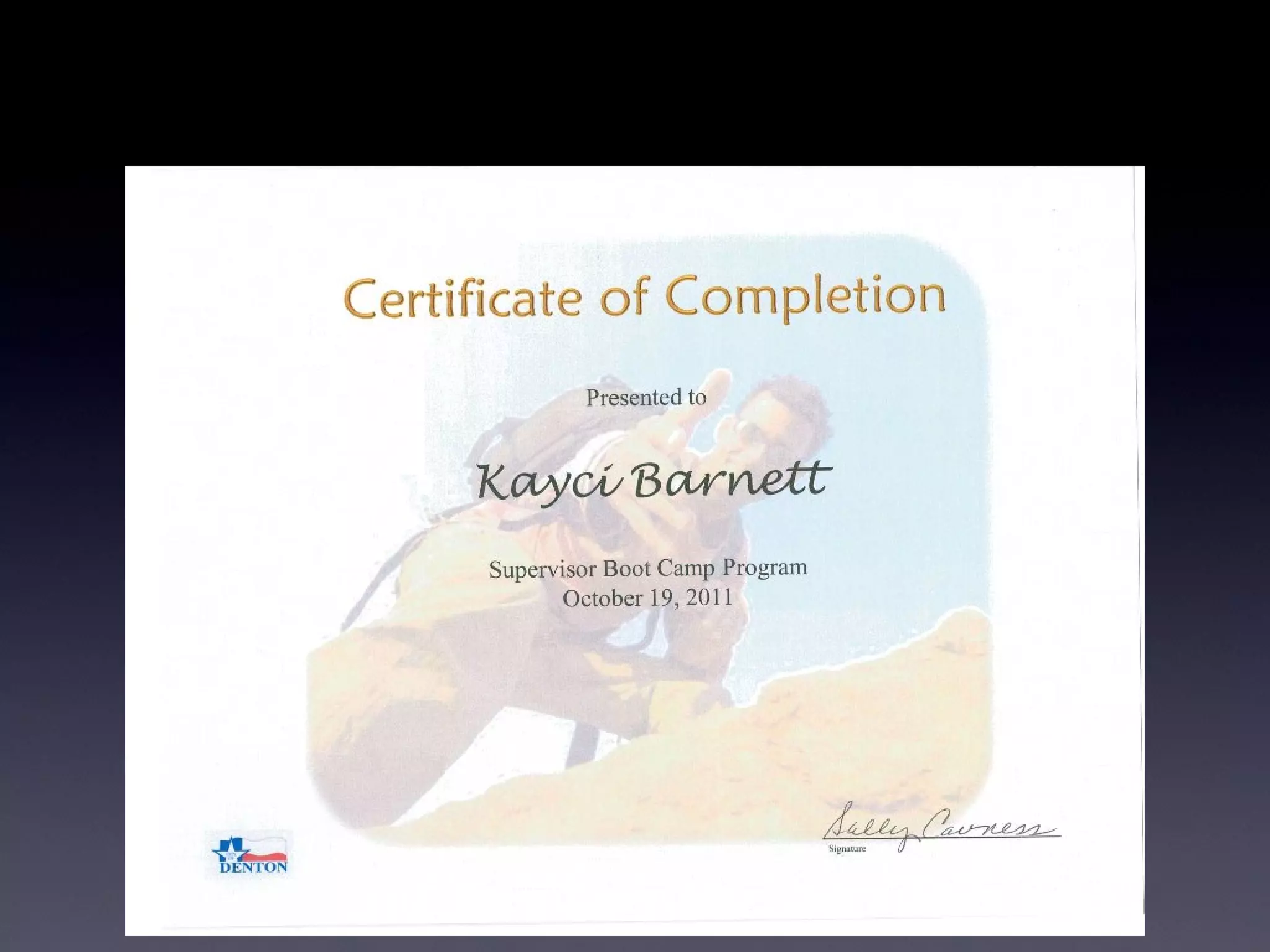 Training certificates | PPT